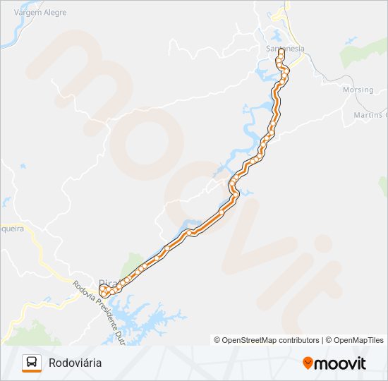 Línea l08: horarios, paradas y mapas - Rodoviária (Actualizado)