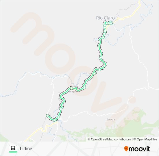 Rota da linha RC01: horários, paradas e mapas - Rio Claro (Atualizado)