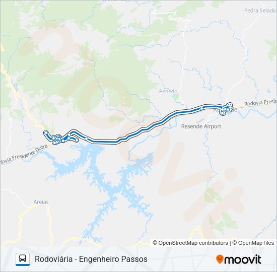 330 Route: Schedules, Stops & Maps - Rodoviária (via INB / Três Pinheiros) (Updated)