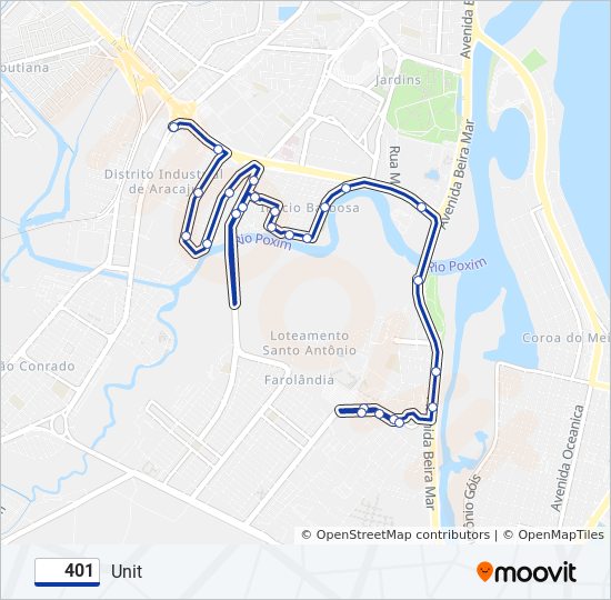 401 Route: Schedules, Stops & Maps - Unit (Updated)