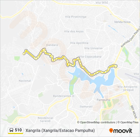 510 Route: Schedules, Stops & Maps - Xangrila (Xangrila/Estacao ...