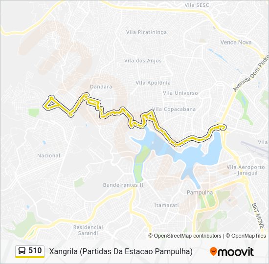 510 Route: Schedules, Stops & Maps - Xangrila (Partidas Da Estacao ...