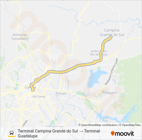 n61 campina grande do sul guadalupe Route: Schedules, Stops & Maps ...