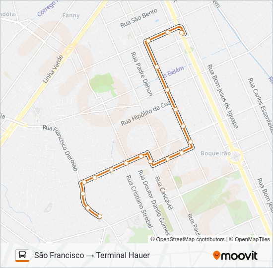 525 hauer capão raso Route: Schedules, Stops & Maps - São Francisco → ...