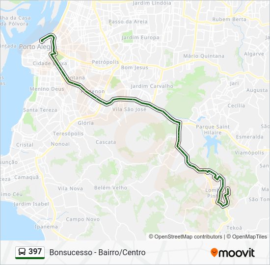 Rota da linha 397: horários, paradas e mapas - Bonsucesso - Bairro ...