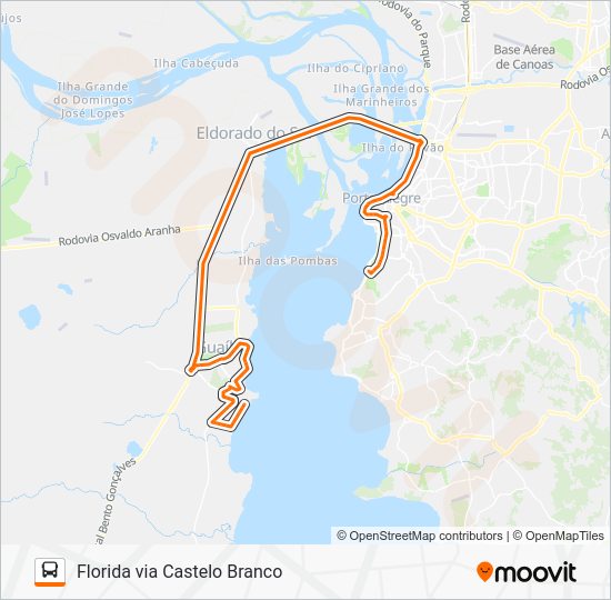 Rota da linha l151 florida executivo: horários, paradas e mapas ...