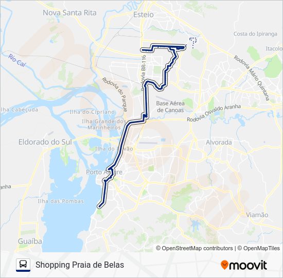 Rota da linha SN11 RESIDENCIAL GUAJUVIRAS VIA VENÂNCIO AIRES: horários ...