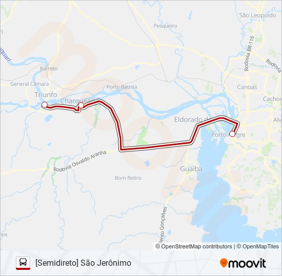 l610 são jerônimo porto alegre Route: Schedules, Stops & Maps ...