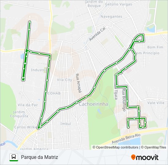 Línea c1 parque da matriz: horarios, paradas y mapas - Distrito Via Pda ...