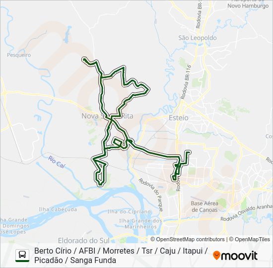 tr01a morretes ulbra canoas Route: Schedules, Stops & Maps - Berto ...
