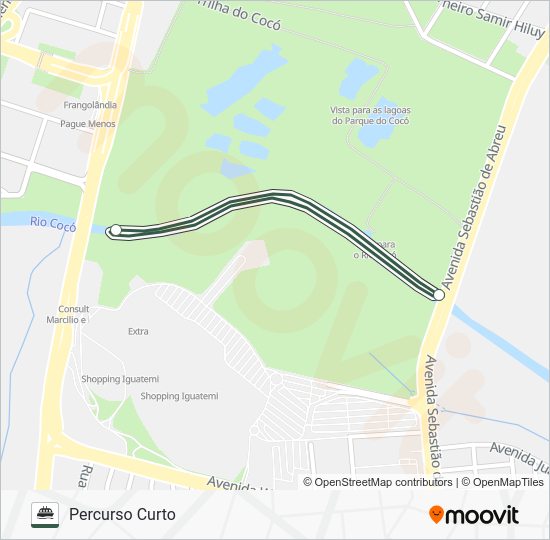Rota da linha barca do rio cocó: horários, paradas e mapas - Percurso ...