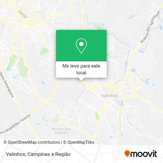 Como chegar até Valinhos de Ônibus?