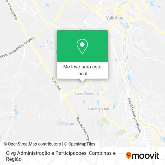 Como chegar até Clvg Administração e Participacoes em Valinhos de ônibus?