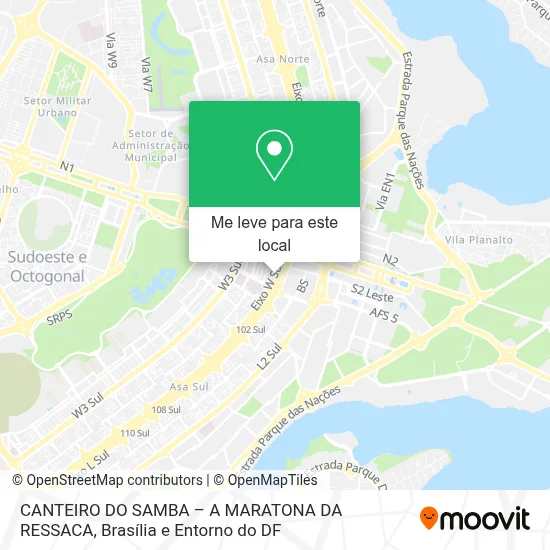 Como chegar até CANTEIRO DO SAMBA – A MARATONA DA RESSACA em Brasília ...