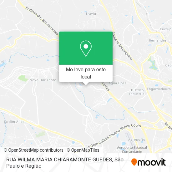 Como chegar até RUA WILMA MARIA CHIARAMONTE GUEDES em Jundiaí de ônibus ...