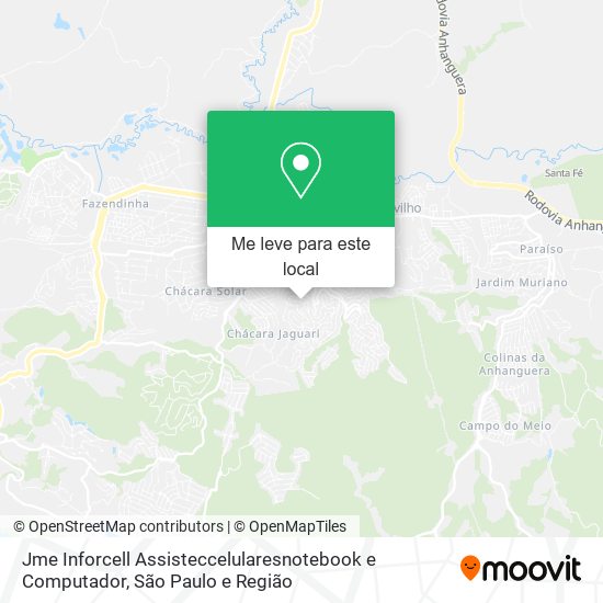 Como chegar até Jme Inforcell Assisteccelularesnotebook e Computador em ...