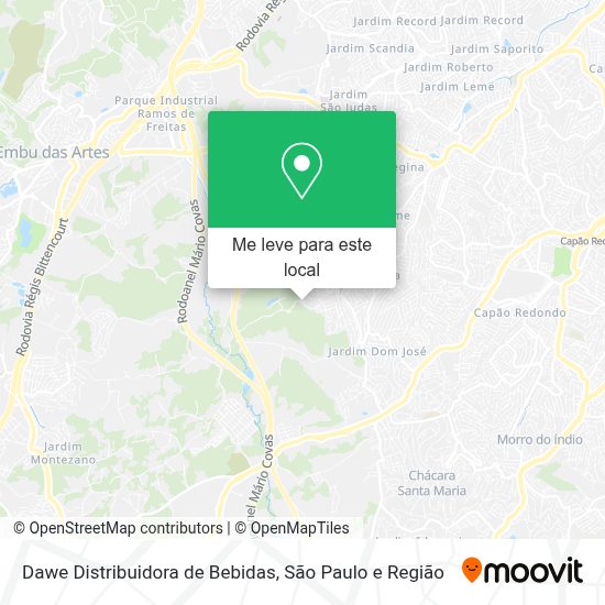 Como chegar até Dawe Distribuidora de Bebidas em Embu Das Artes de ...