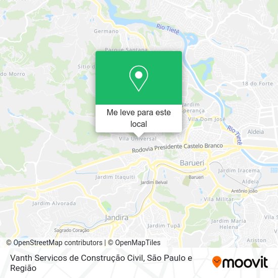 Como chegar até Vanth Servicos de Construção Civil em Barueri de ônibus ...