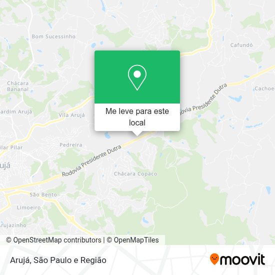 Como chegar até Arujá em Santa Isabel de ônibus ou trem?