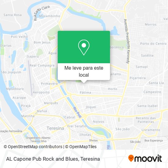 Como chegar até AL Capone Pub Rock and Blues em Leste de ônibus ou metrô?