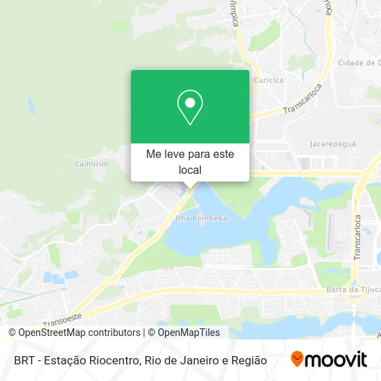 Como chegar até BRT - Estação Riocentro em Barra Da Tijuca de ônibus?