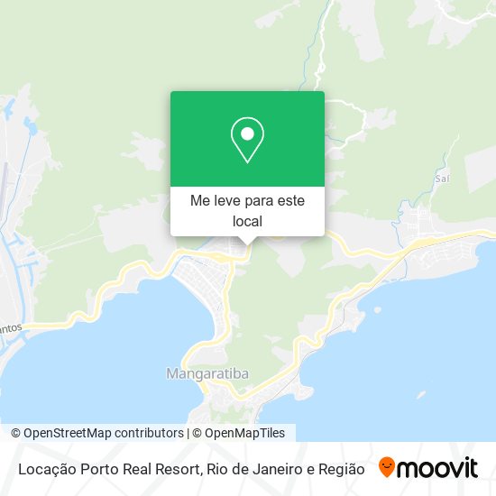 Como chegar até Locação Porto Real Resort em Mangaratiba de ônibus?