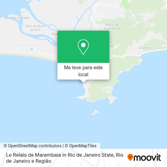 Como chegar até Le Relais de Marambaia in Rio de Janeiro State em Barra ...
