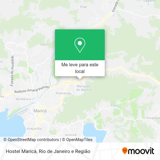 Como chegar até Hostel Maricá de ônibus?