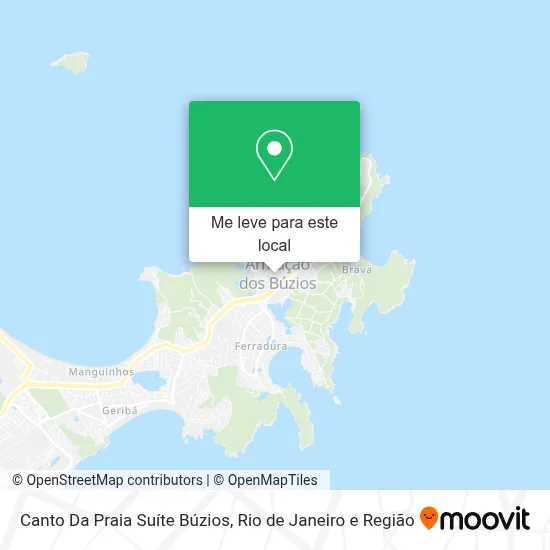 Como chegar até Canto Da Praia Suíte Búzios em Armação Dos Búzios de ...