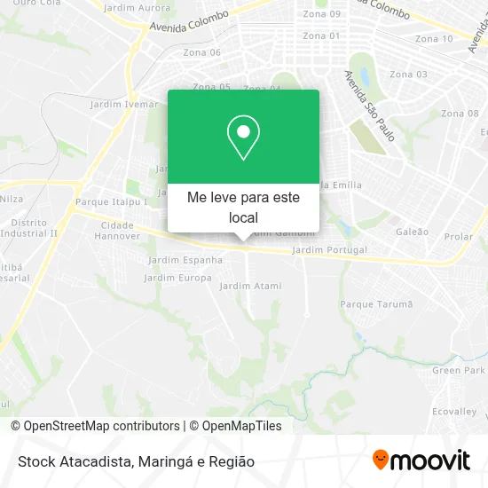 Como chegar até Stock Atacadista em Zona 22 de ônibus?