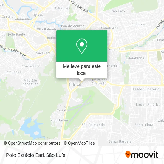Como chegar até Polo Estácio Ead em São Luis de ônibus?
