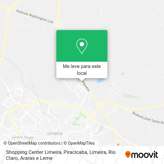 Como chegar até Shopping Center Limeira de ônibus?