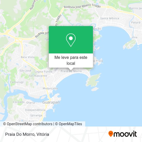 Como chegar até Praia Do Morro em Guarapari de ônibus?