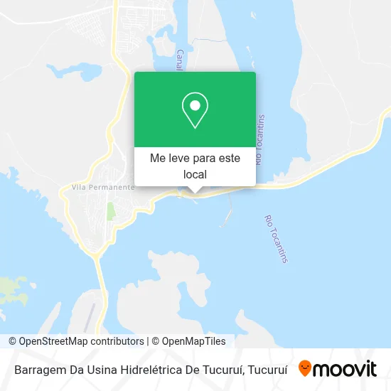 Como chegar até Barragem Da Usina Hidrelétrica De Tucuruí de ônibus?