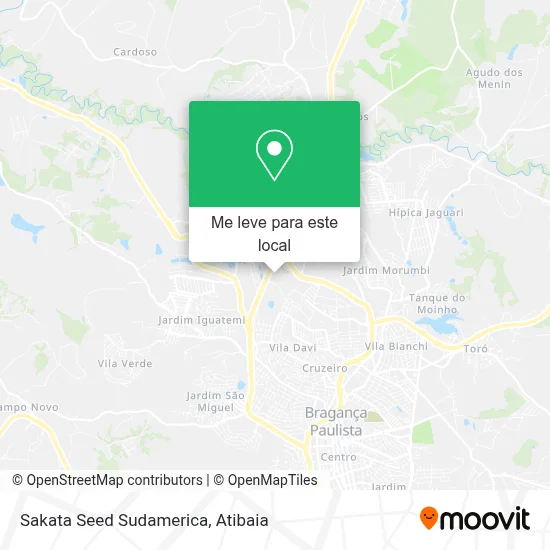 Como chegar até Sakata Seed Sudamerica em Região Imediata De Bragança ...