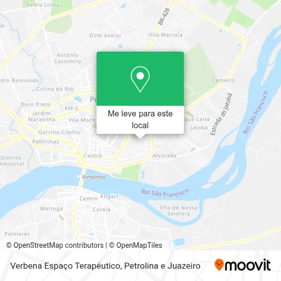 Como chegar até Verbena Espaço Terapéutico em Região Geográfica ...