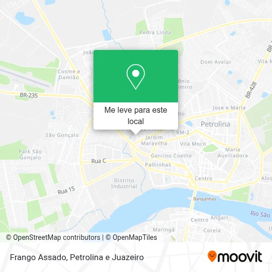 Como chegar até Frango Assado em Região Geográfica Imediata De ...