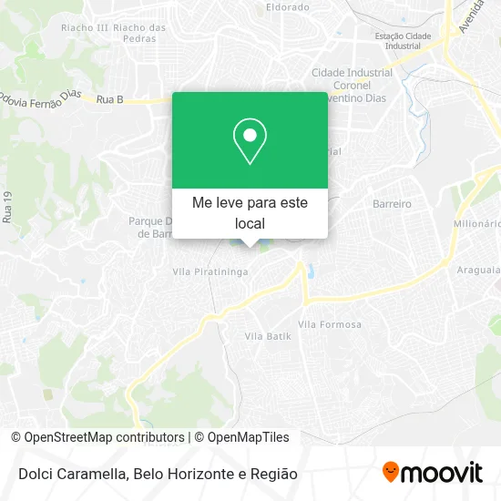 Como chegar até Dolci Caramella em Belo Horizonte de ônibus?