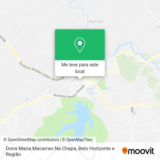 Como chegar até Dona Maria Macarrao Na Chapa em Juatuba de ônibus?