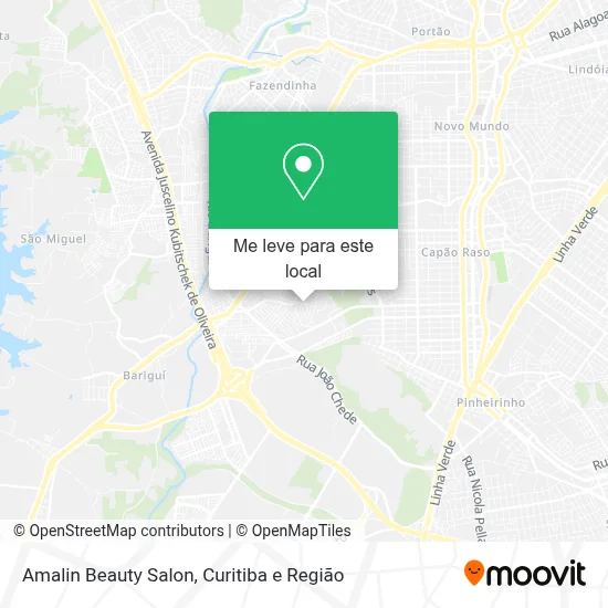 Como chegar até Amalin Beauty Salon em Cic de ônibus?