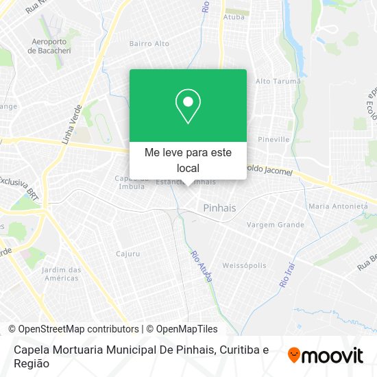 Como chegar até Capela Mortuaria Municipal De Pinhais de ônibus?