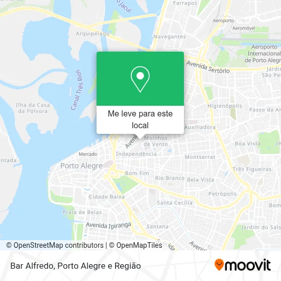 Como chegar até Bar Alfredo em Porto Alegre de ônibus?
