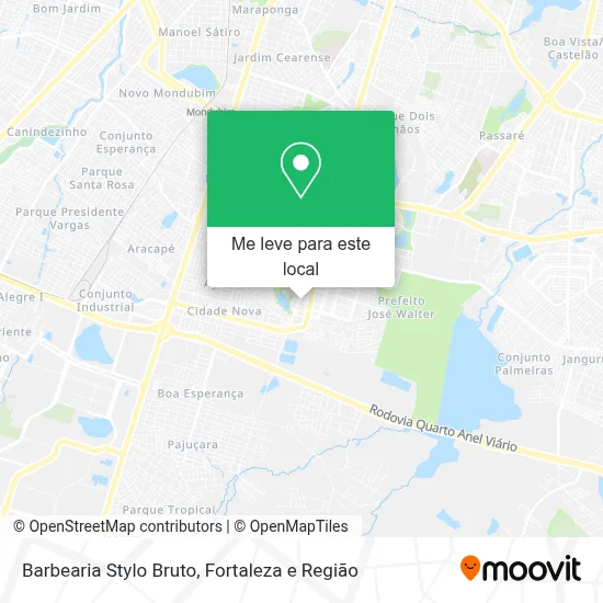 Como chegar até Barbearia Stylo Bruto em Prefeito José Valter de ônibus?