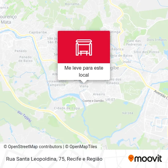 Rua Santa Leopoldina, 75 - Rotas, horários e tarifas
