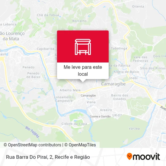 Rua Barra Do Piraí, 2 - Rotas, horários e tarifas
