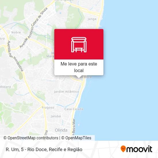 R. Um, 5 - Rio Doce - Rotas, horários e tarifas