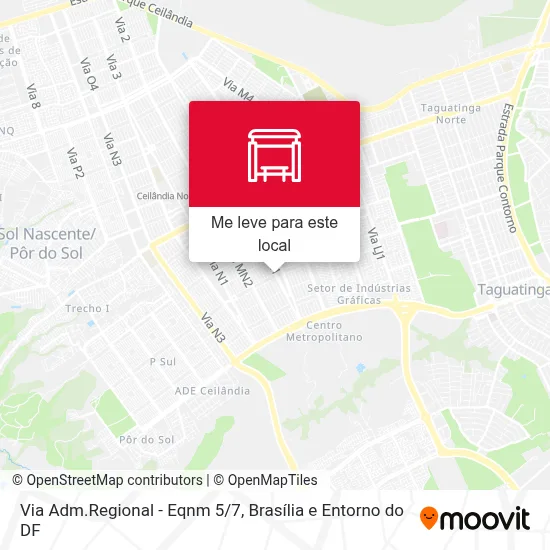 Via Adm.Regional - Eqnm 5/7 - Rotas, horários e tarifas