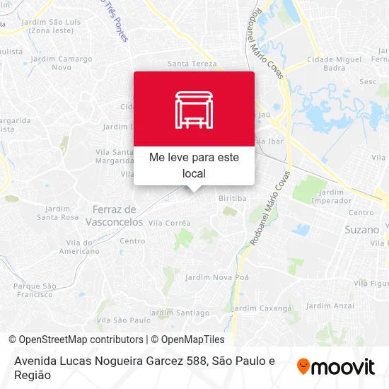 Avenida Lucas Nogueira Garcez 588 - Rotas, horários e tarifas