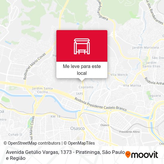 Como chegar até Avenida Getúlio Vargas, 1373 - Piratininga em Osasco de ...