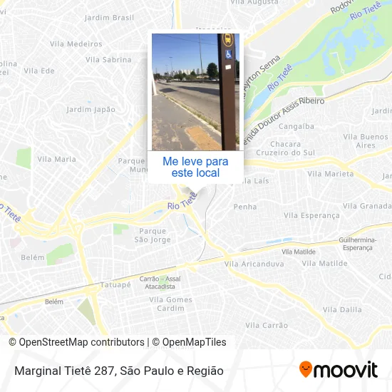 Marginal Tietê 287 - Rotas, horários e tarifas